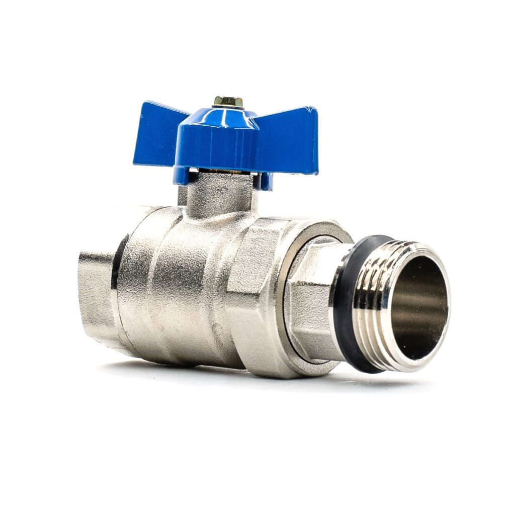 HÖRSTAD Isolating Valve 1" with pipe fitting Blue - Horstad